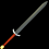 Obsidian two handed sword
