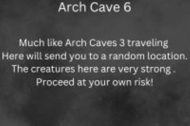 Arch. cave 6 [ view map ]
